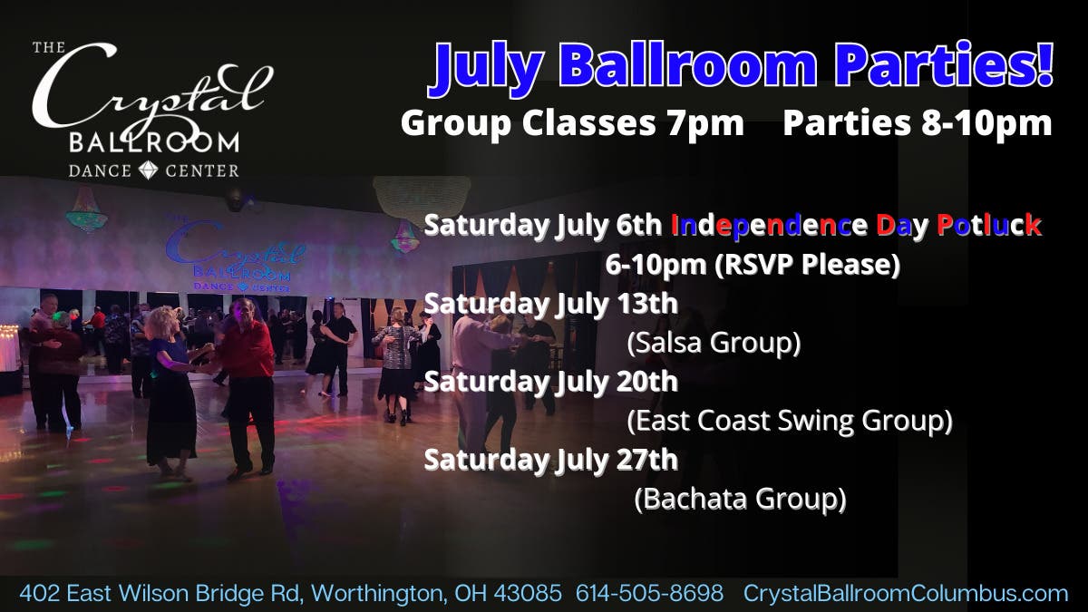 Jul 6 | Weekly Ballroom Dance Parties | Columbus, OH Patch