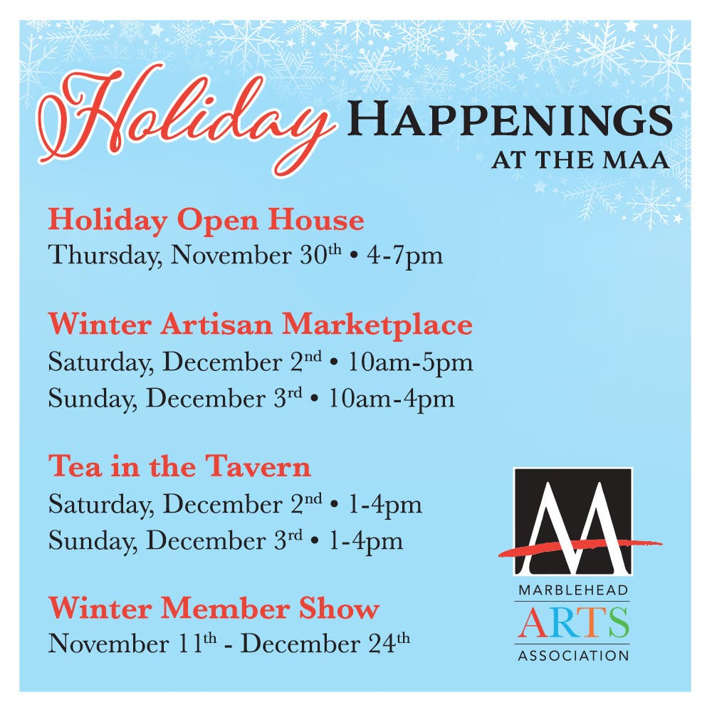 Nov 30 | Holiday Open House | Marblehead, MA Patch
