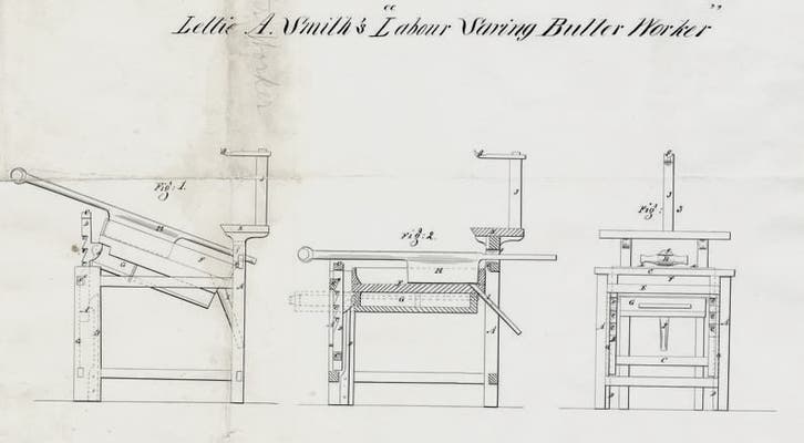 WOMEN'S HISTORY: Newtown Doctor Invented "Labor Saving Butter Worker ...
