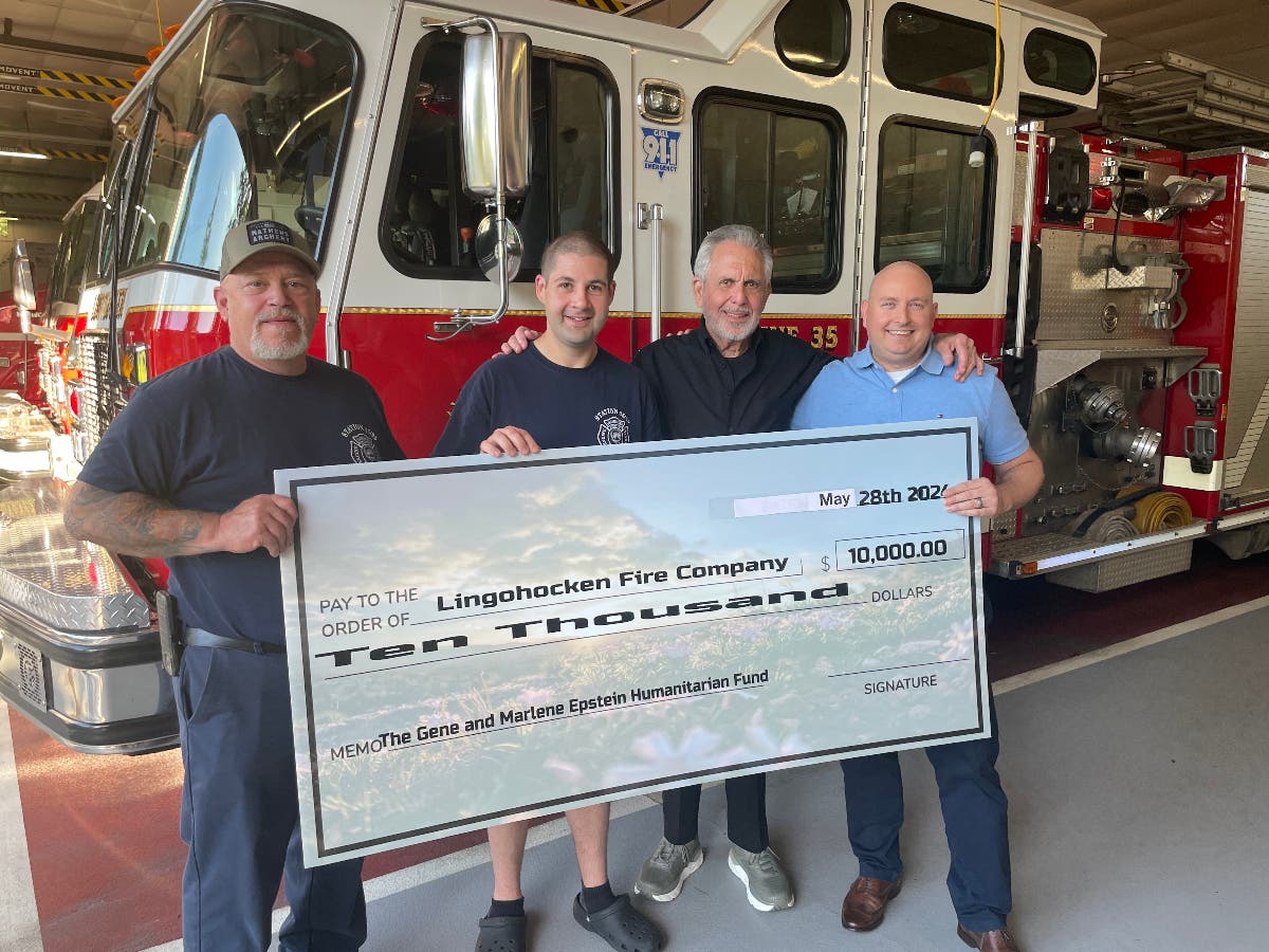 Epstein Foundation Donates $10K To Bucks County Fire Company | Newtown ...