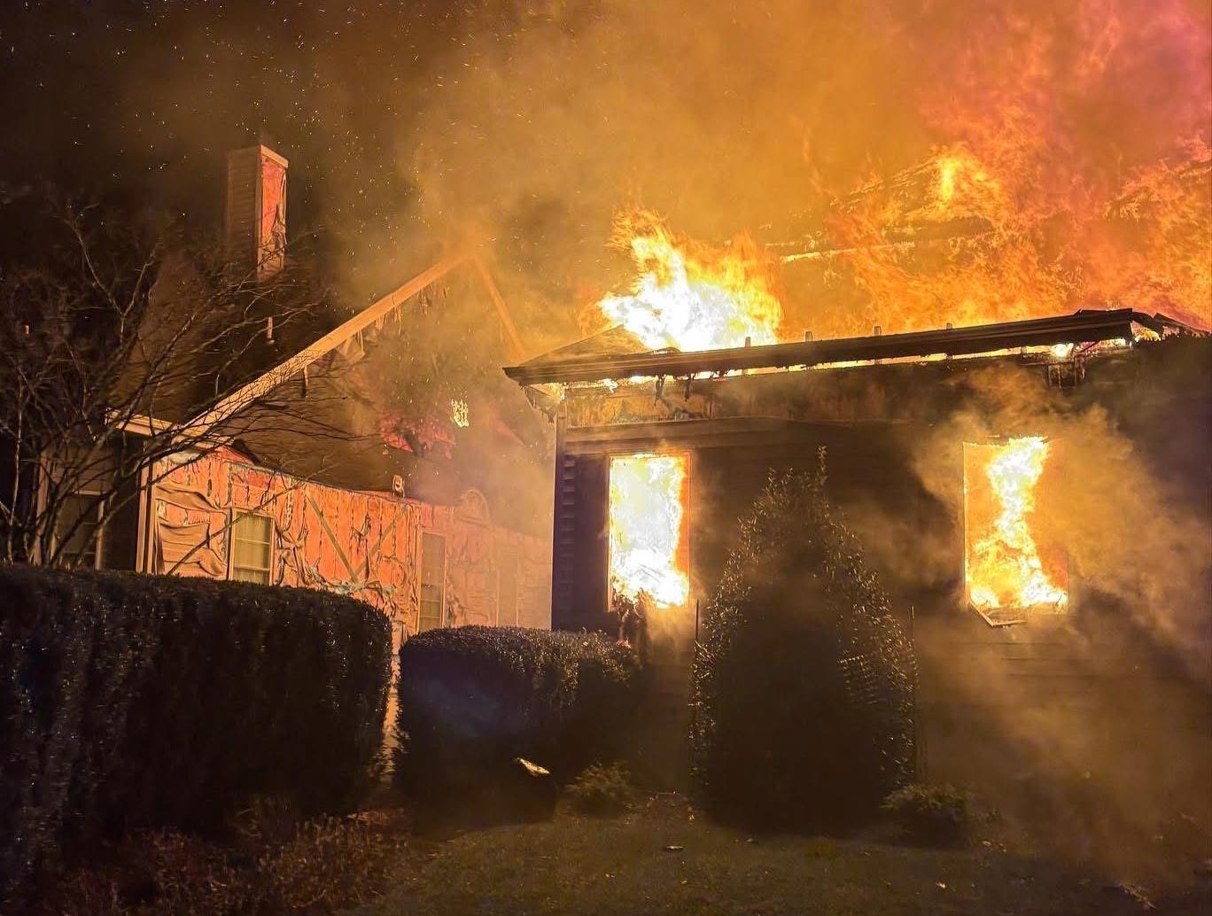 Dramatic House Fire Images Captured By Newtown Firefighters | Newtown ...