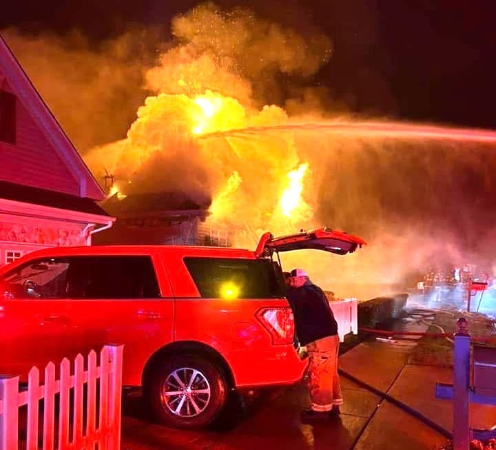 Dramatic House Fire Images Captured By Newtown Firefighters | Newtown ...