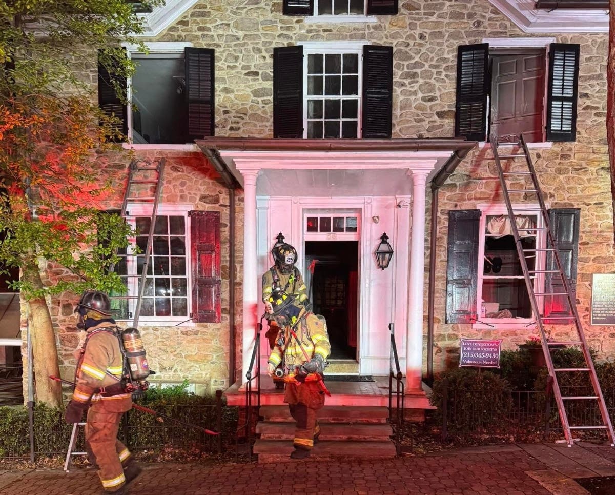 Fire Damages The Home Of Doylestown Historical Society | Doylestown, PA ...
