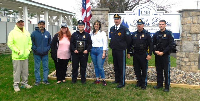 Arbor Estates Honors Plumstead Officer With First Responder Award ...