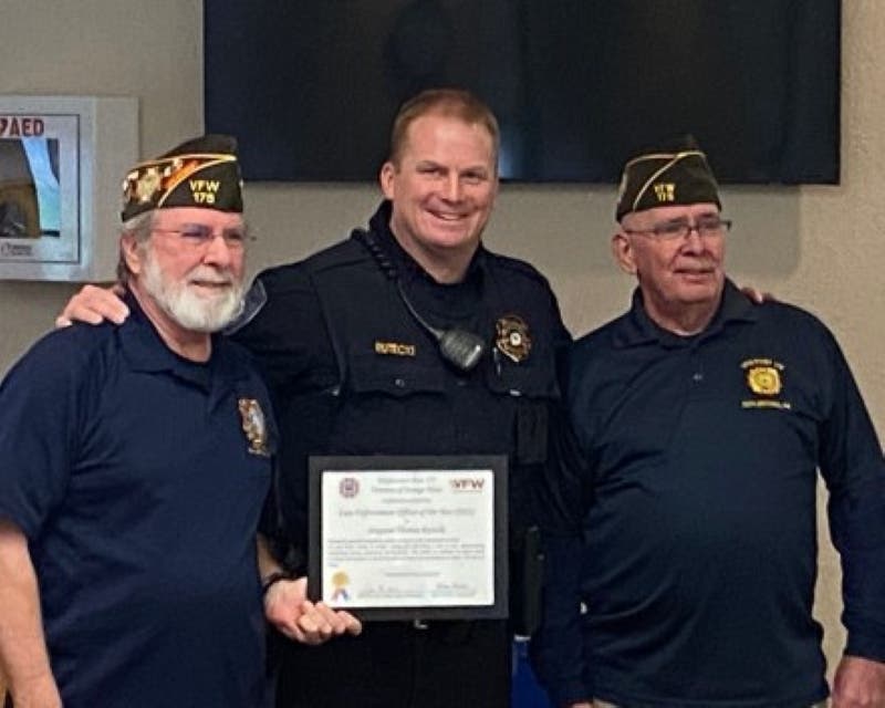 Plumstead Sergeant Named 'Officer Of The Year' By Doylestown VFW ...