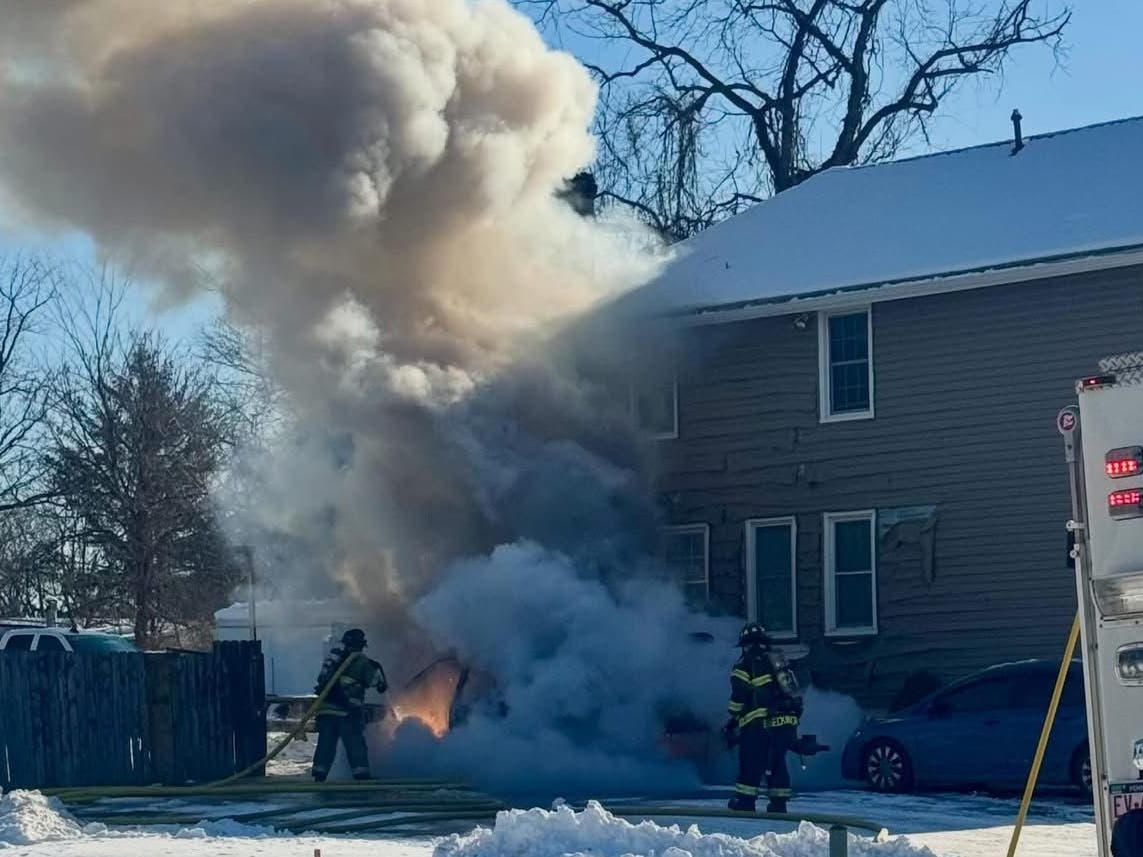 Firefighters Prevent Warwick Car Fire From Spreading | Doylestown, PA Patch