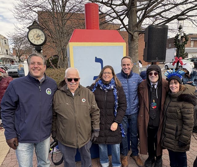 Doylestown Celebrates Last Day Of Hanukkah At The Giant Dreidel ...