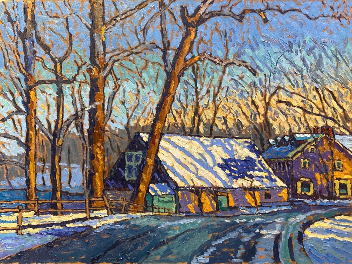 Winter Scene Selected As Signature Image For Phillips' Mill Juried Art ...