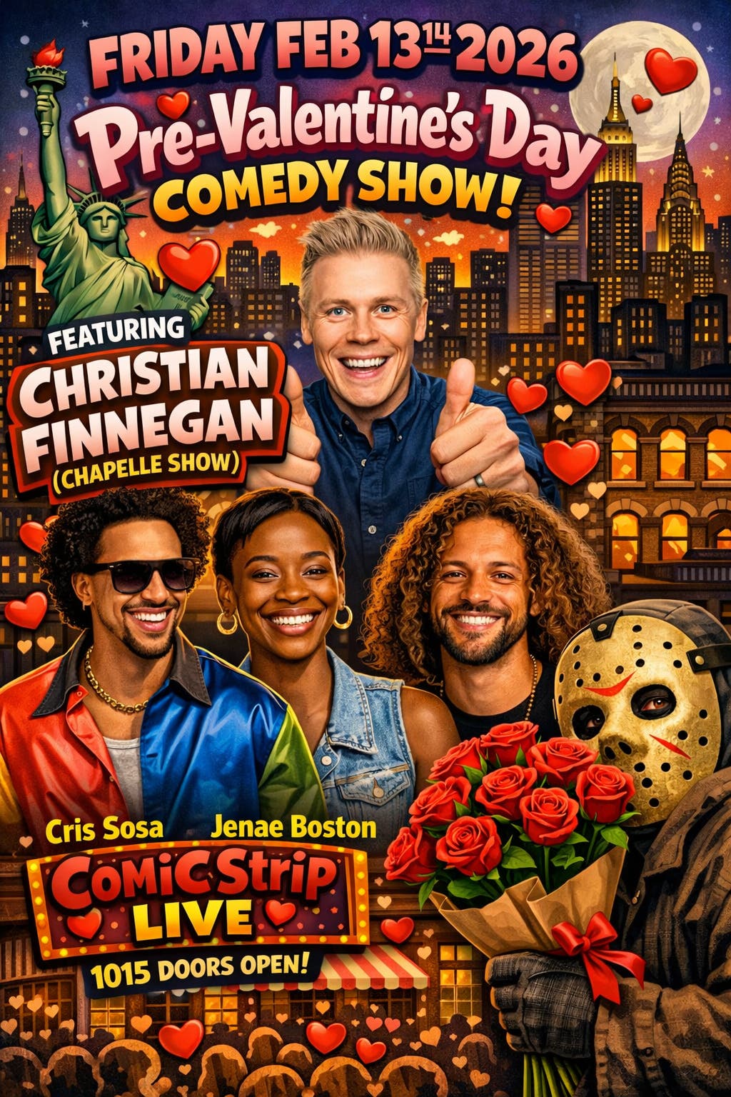 Feb 13 | Laughter & Love Pre-Valentine's Day Comedy Show | New York ...