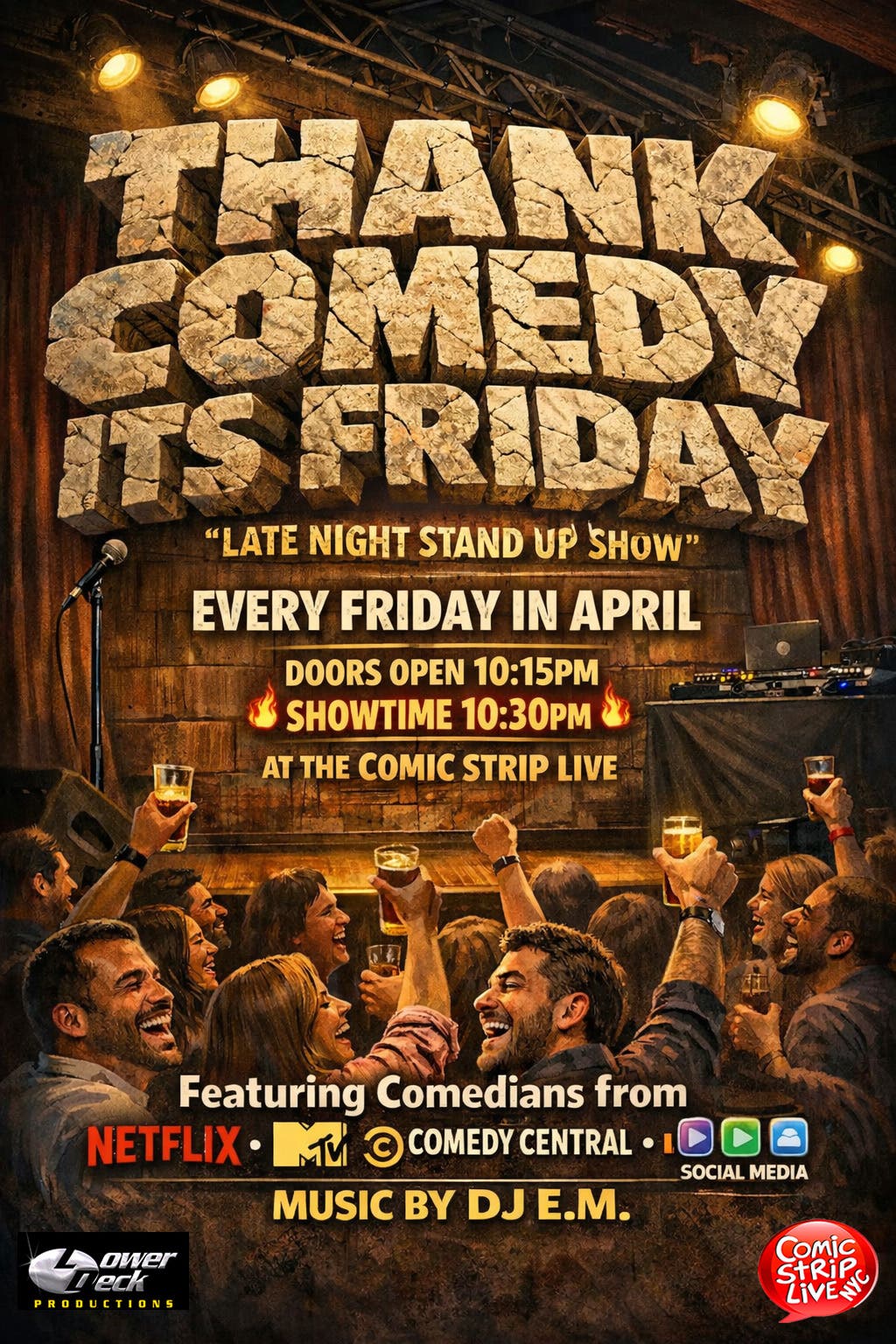 Apr 10 | "Thank Comedy It's Friday" Late Night Stand Up Show @ Comic ...