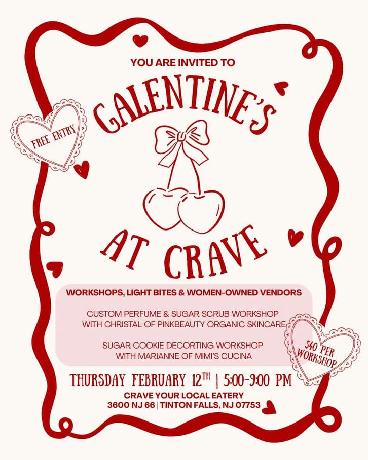 Feb 12 | Galentine’s at Crave | Toms River, NJ Patch