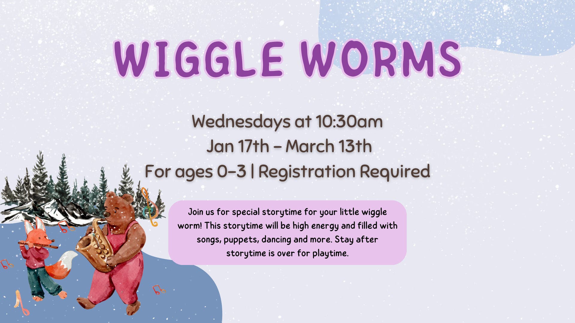 Jan 24 | Wiggle Worms | Meriden, CT Patch