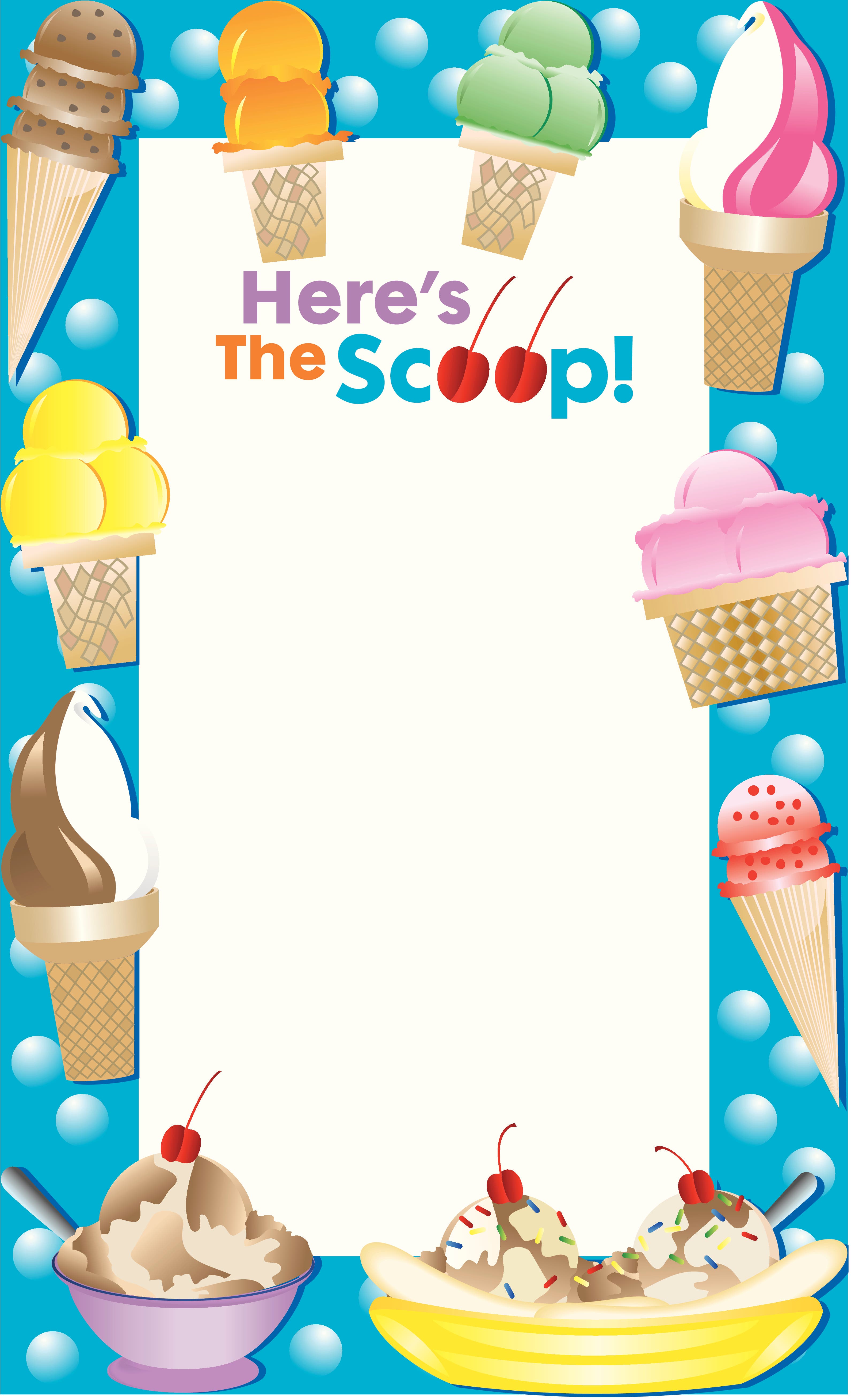 Ice Cream Page Border