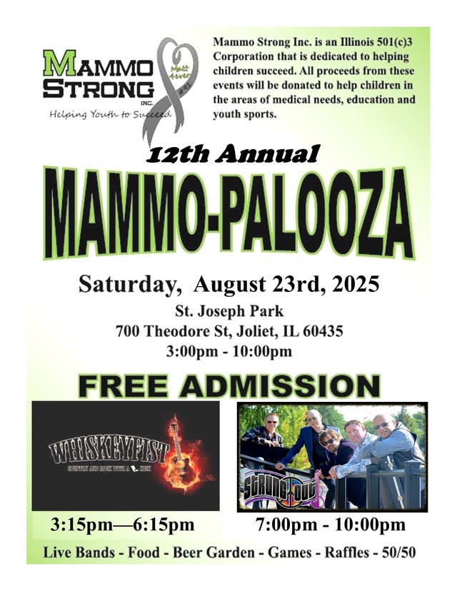 Aug 23 | 12th Annual Mammo-Palooza | Joliet, IL Patch