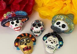 Oct 10 | Anne's Treasures | Mexican Day of the Dead Refrigerator ...
