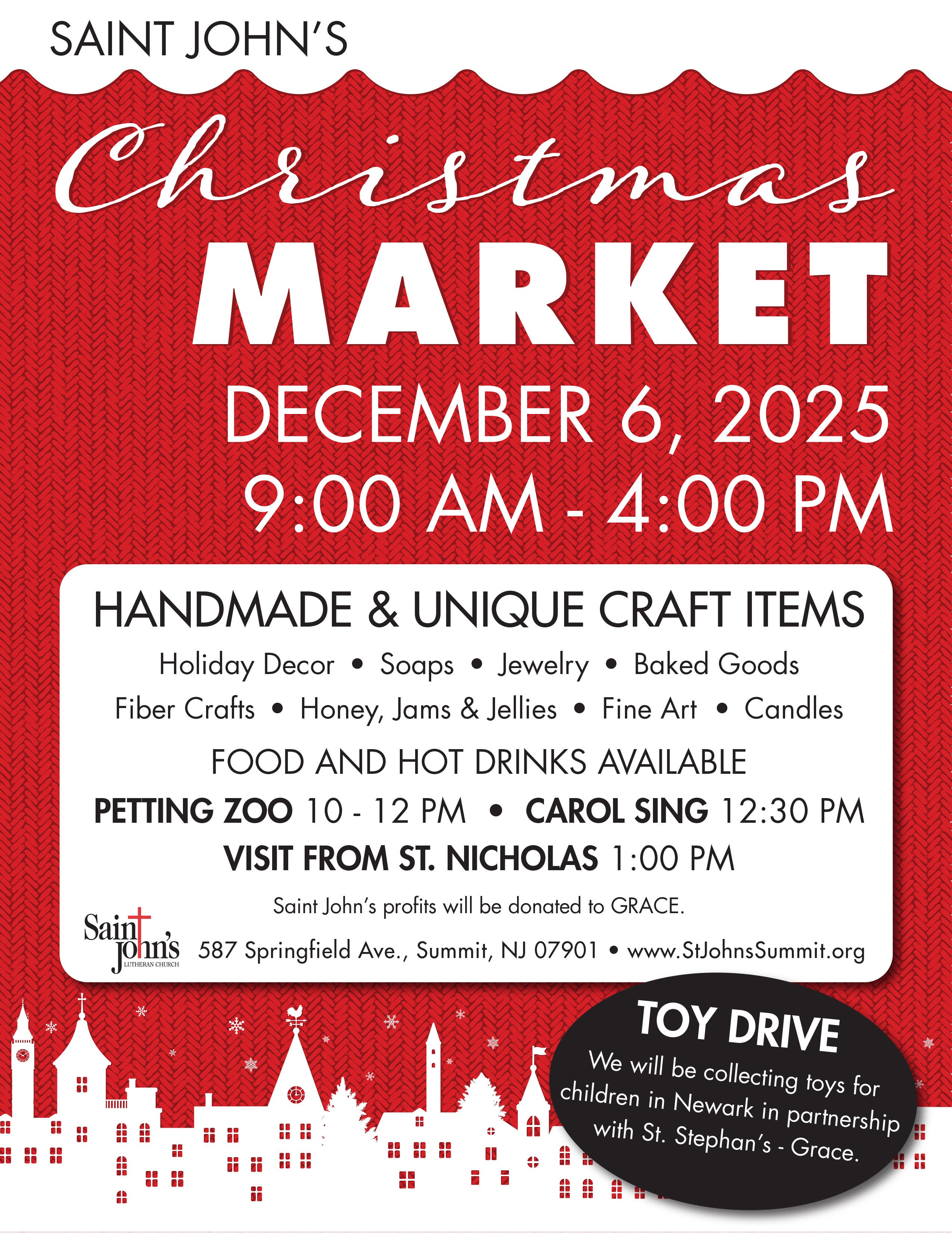 Dec 6 | Saint John's Christmas Market | Summit, NJ Patch
