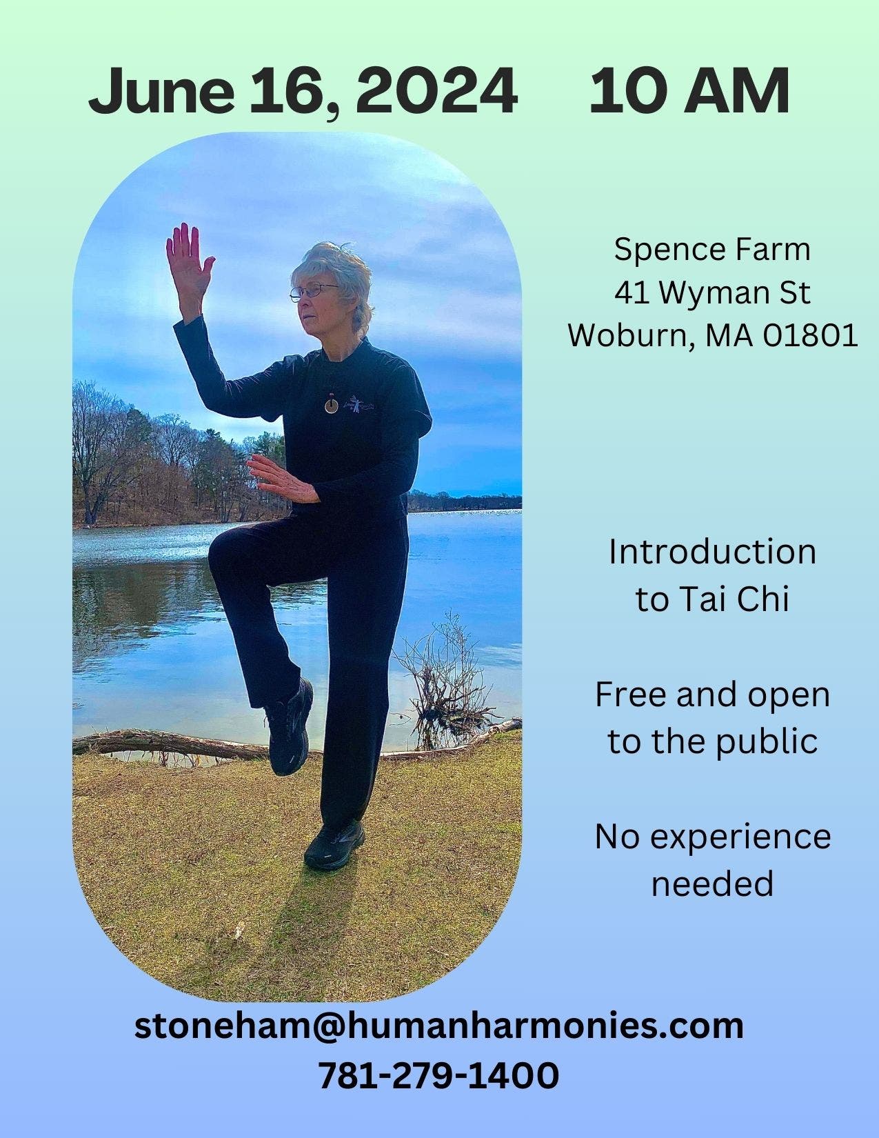 Jun 16 | Tai Chi in the Park | Stoneham, MA Patch
