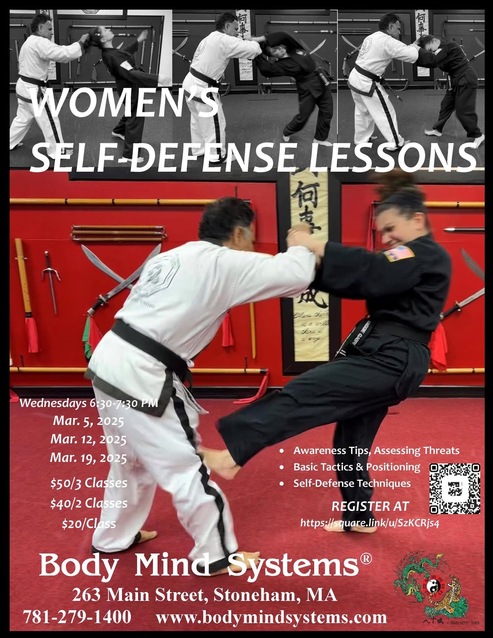 Mar 19 | Women's Self Defense | Stoneham, MA Patch