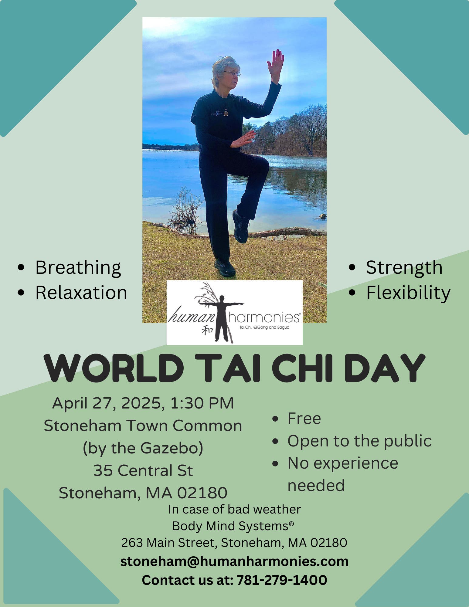Apr 27 | World Tai Chi Day 2025, Sunday | Stoneham, MA Patch