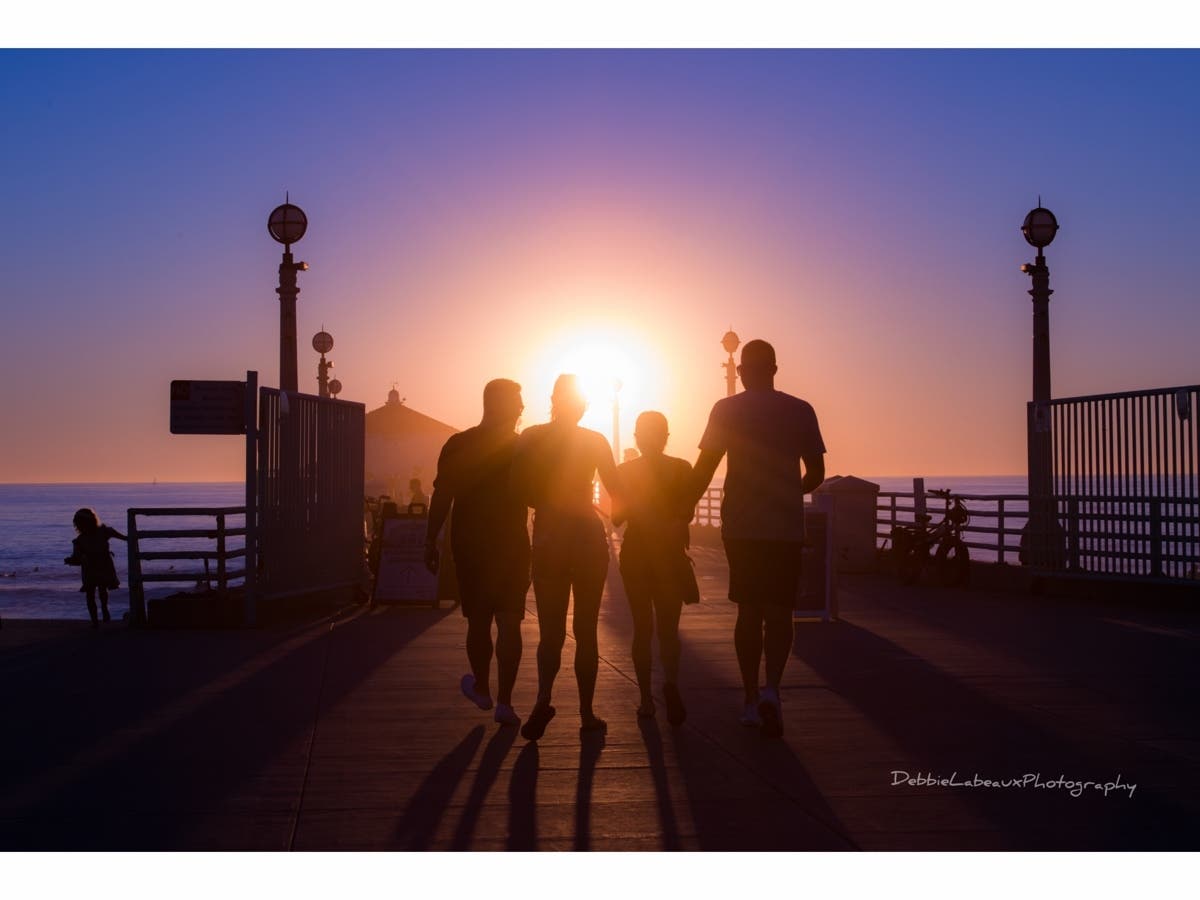 Family Fun In The Setting Sun: Photo Of The Day | Hermosa Beach, CA Patch