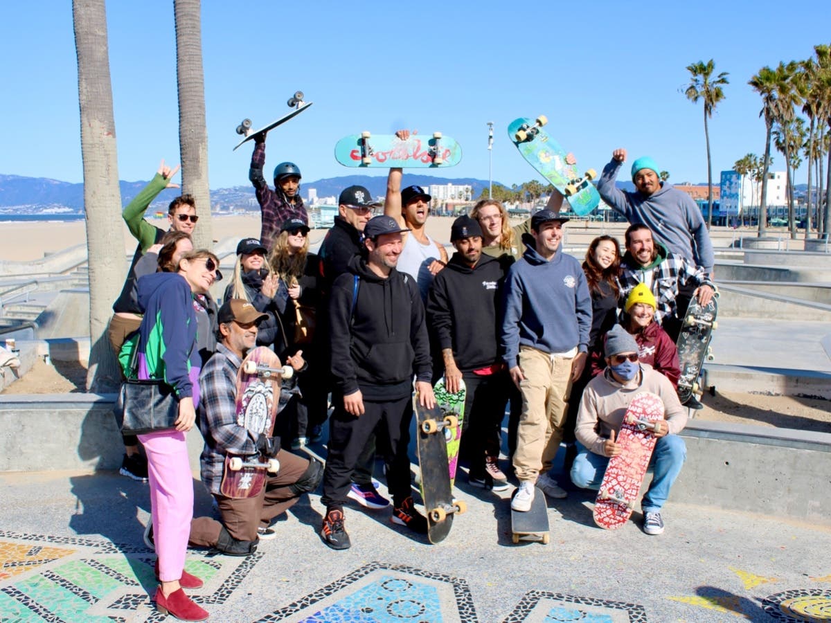 Chad Caruso Kicks-Off Cross-Country Skate At Venice Skate Park | Venice ...