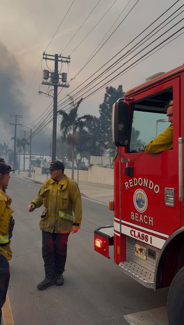 Redondo Beach Firefighters Sent To Combat Palisades Fire | Redondo ...