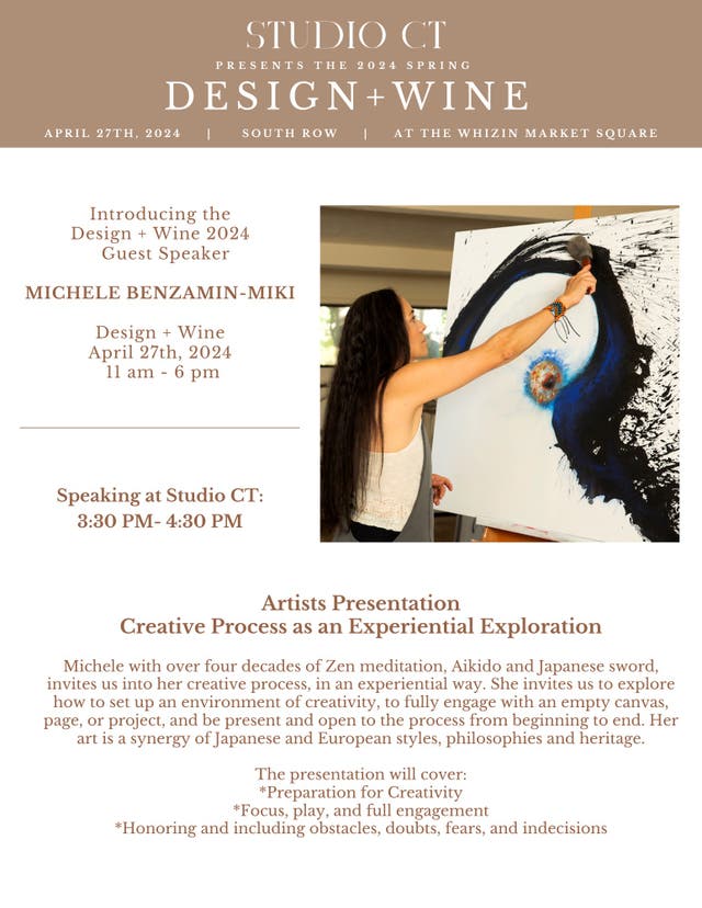 Apr 27 | Studio CT Presents : Artist MICHELE BENZAMIN-MIKI | Agoura ...