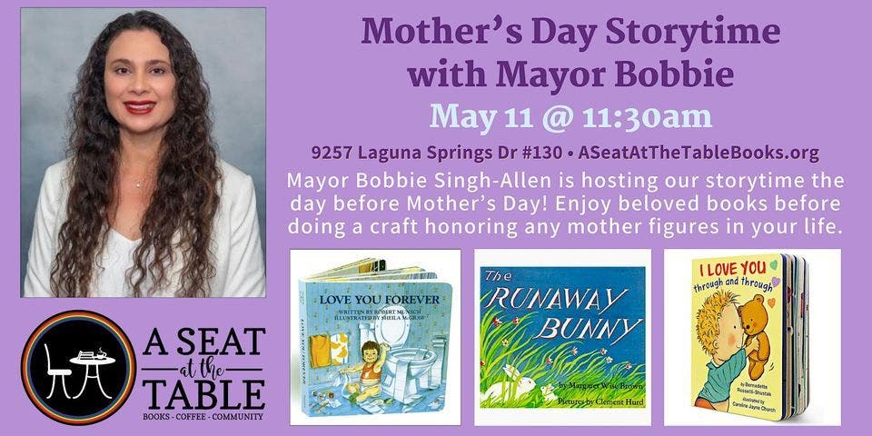 May 11 | Mother's Day Storytime with Mayor Bobbie Singh-Allen ...