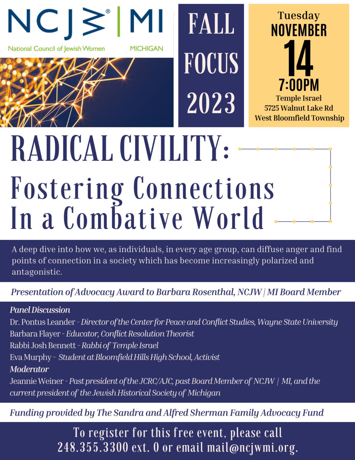 Nov 14 | Free Panel Discussion on How to Foster Connections in a ...