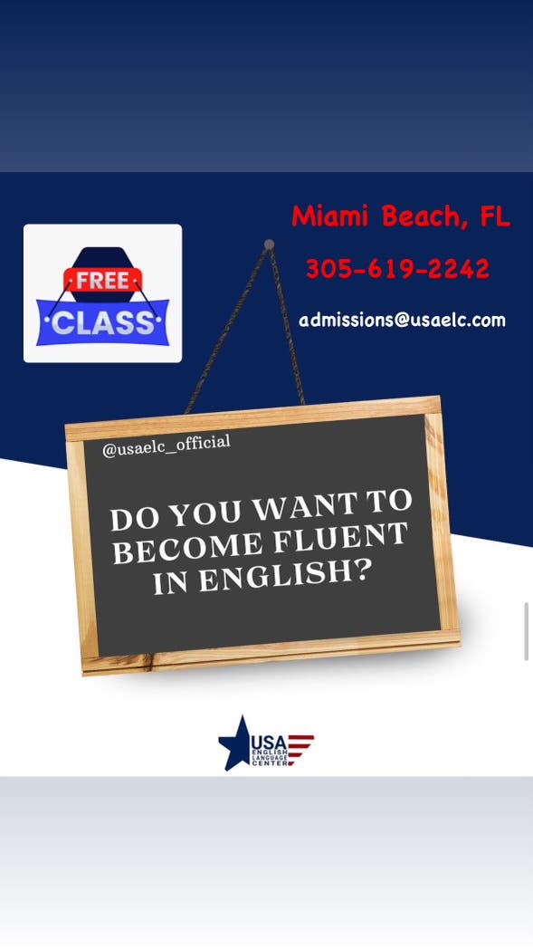 May 29 | FREE English Classes | Miami Beach, FL Patch