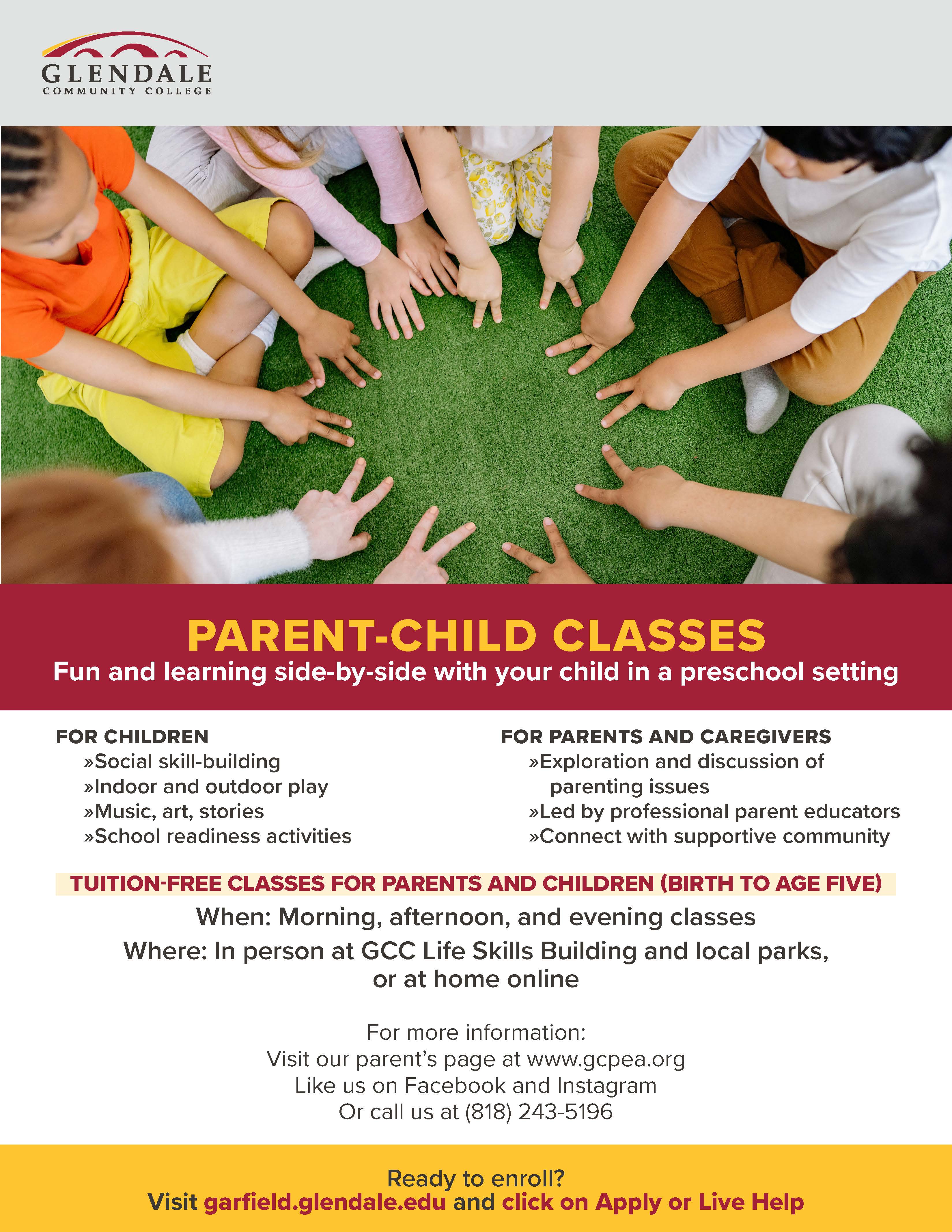 Jun 17 | Parent/Child classes. Summer Registration is now open ...