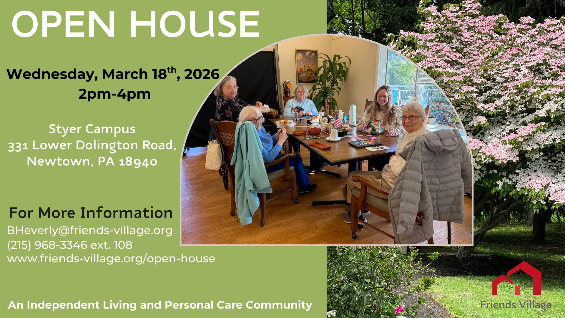 Mar 18 | Open House | Newtown, PA Patch