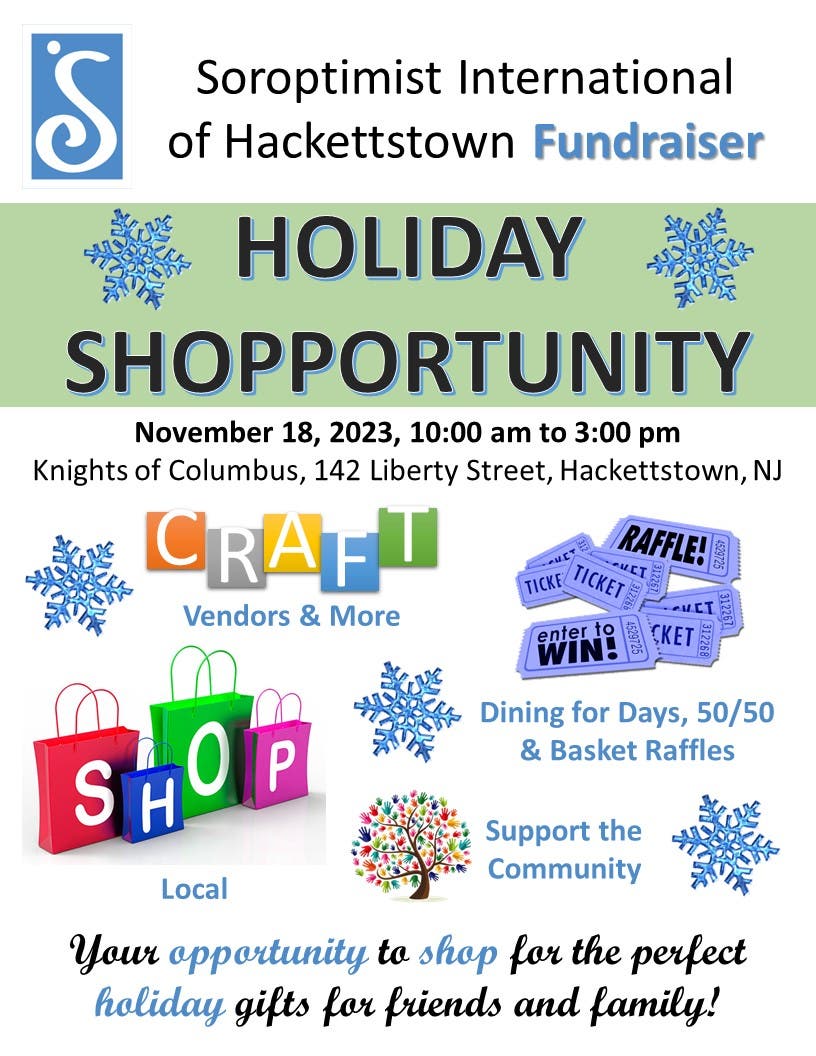 Nov 18 | Holiday Shopportunity | Hackettstown, NJ Patch
