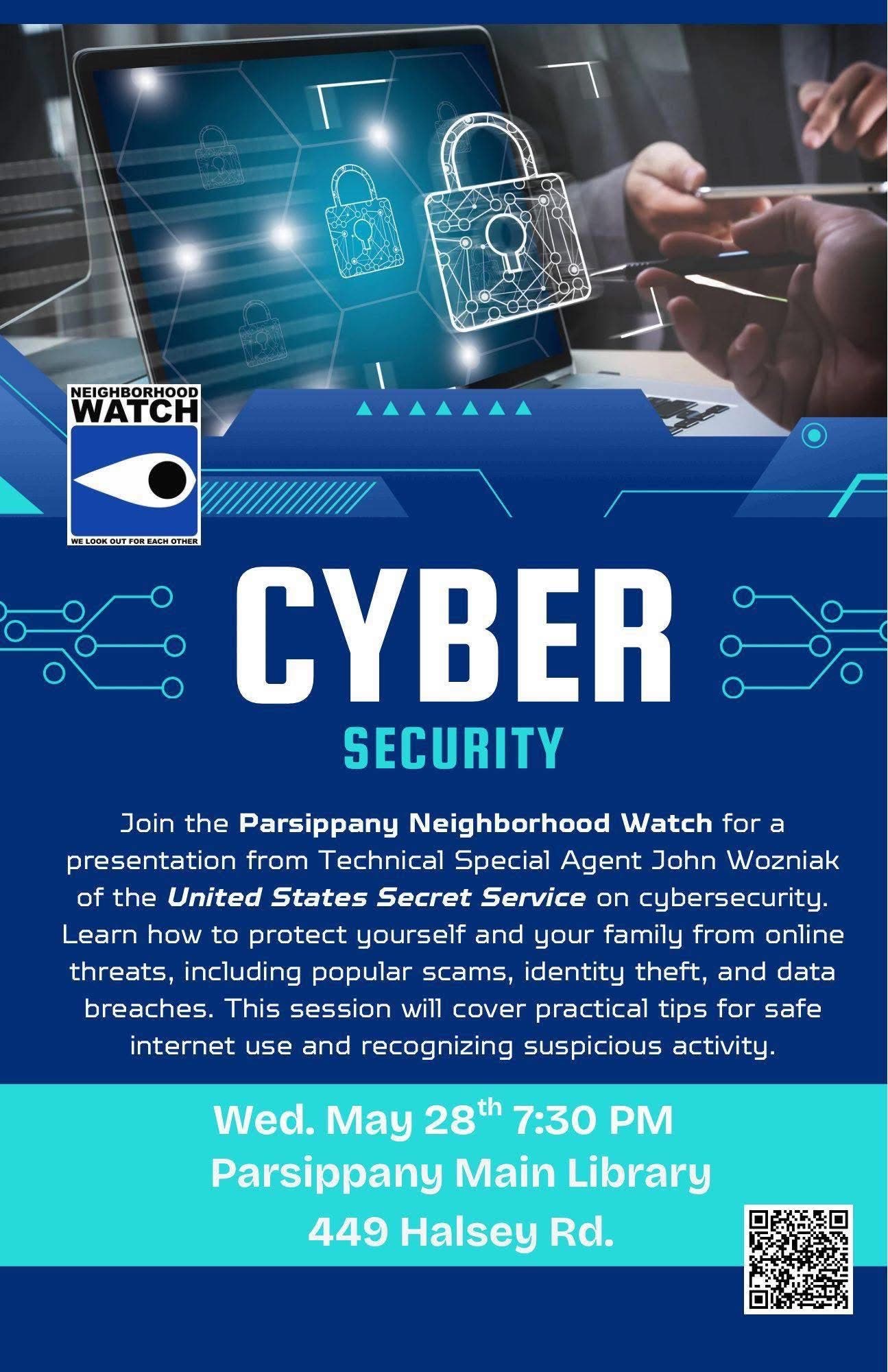 May 28 | A Presentation on Cybersecurity by Technical Special Agent ...