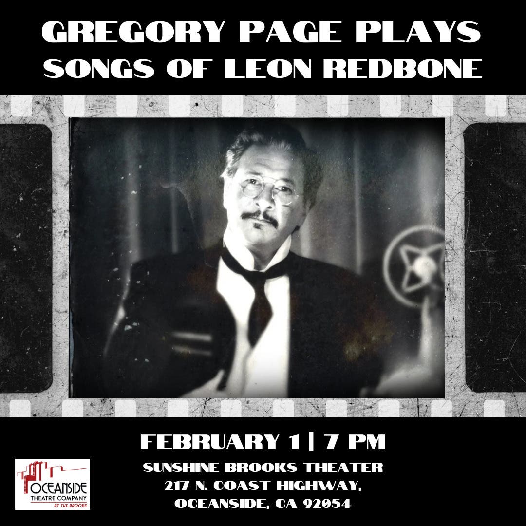 Feb 1 | Gregory Page Plays the Songs of Leon Redbone | Oceanside, CA Patch