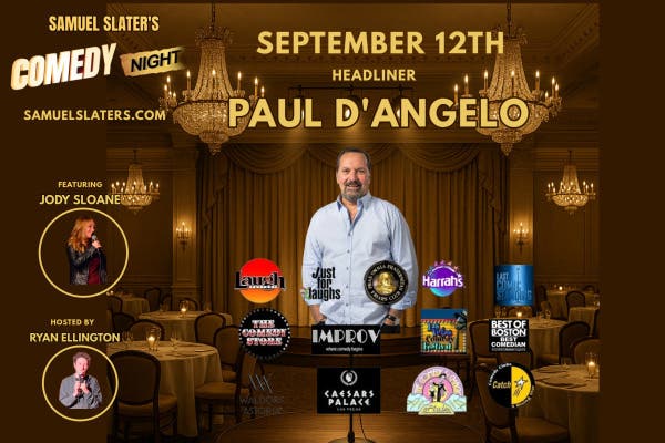 Sep 12 | Comedy Night at Slater's with Paul D'Angelo & Guests | Webster ...