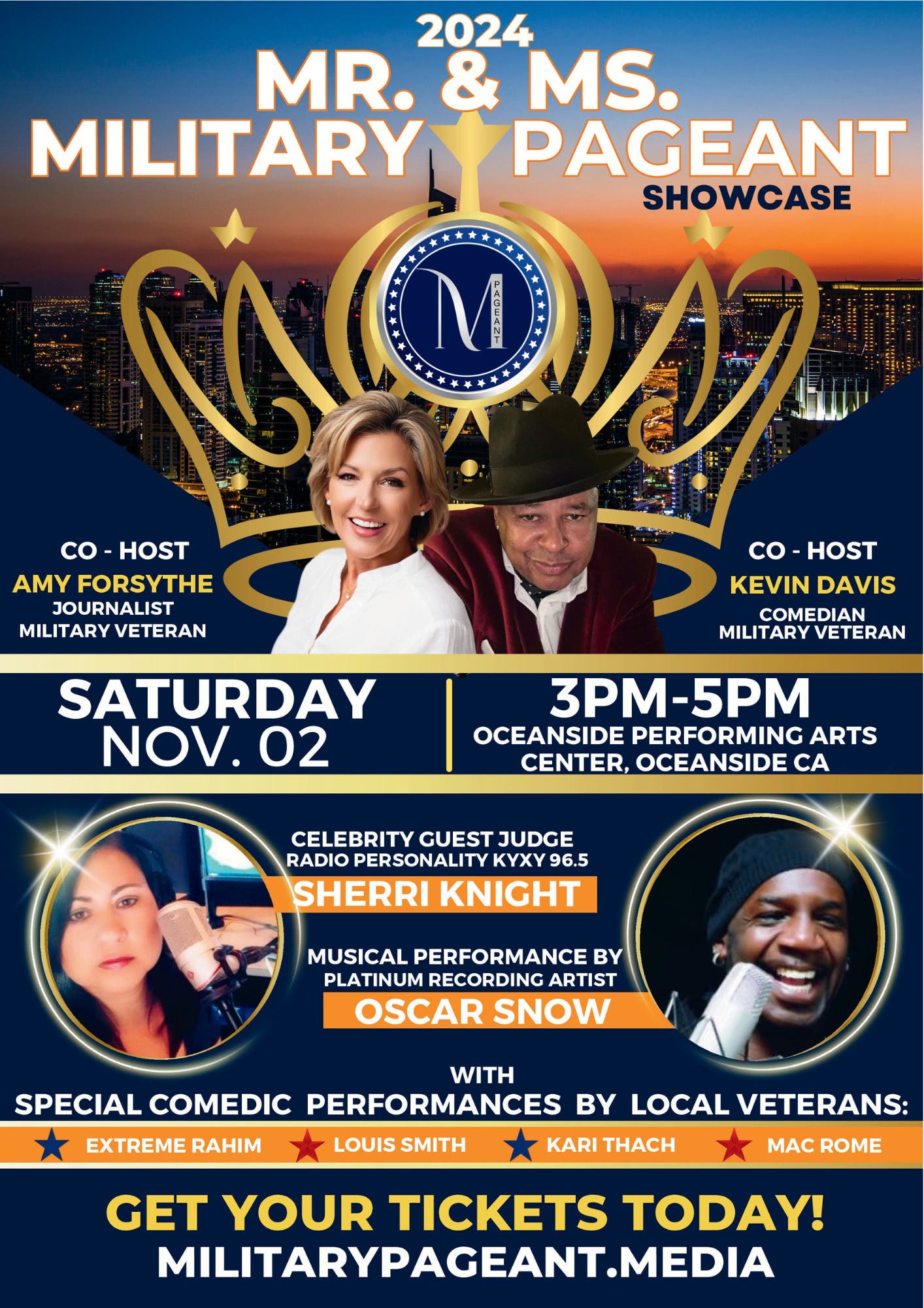 Sep 7 | 2024 Mr & Ms Military Pageant Showcase | Oceanside, CA Patch