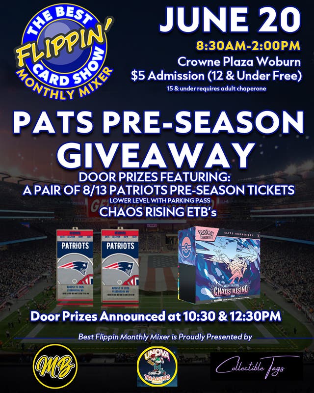 Jun 20 | The Best Flippin' Card Show Monthly Mixer | Reading, MA Patch
