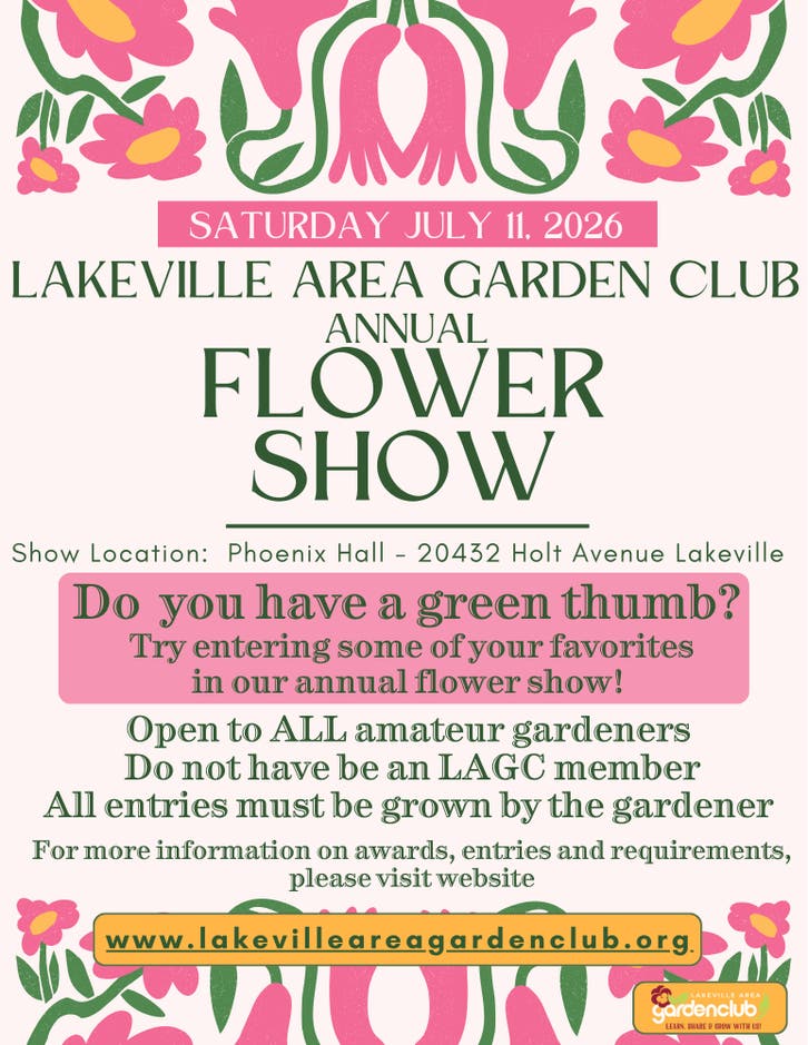 Jul 11 | Lakeville Area Garden Club Annual Flower Show | Lakeville, MN ...