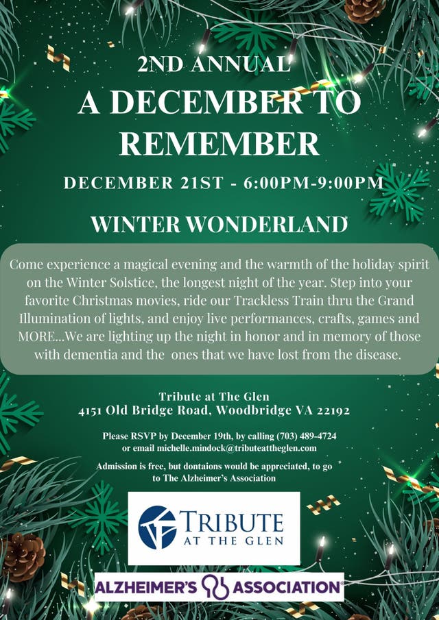 Dec 21 | 2nd Annual A December to Remember | Manassas, VA Patch
