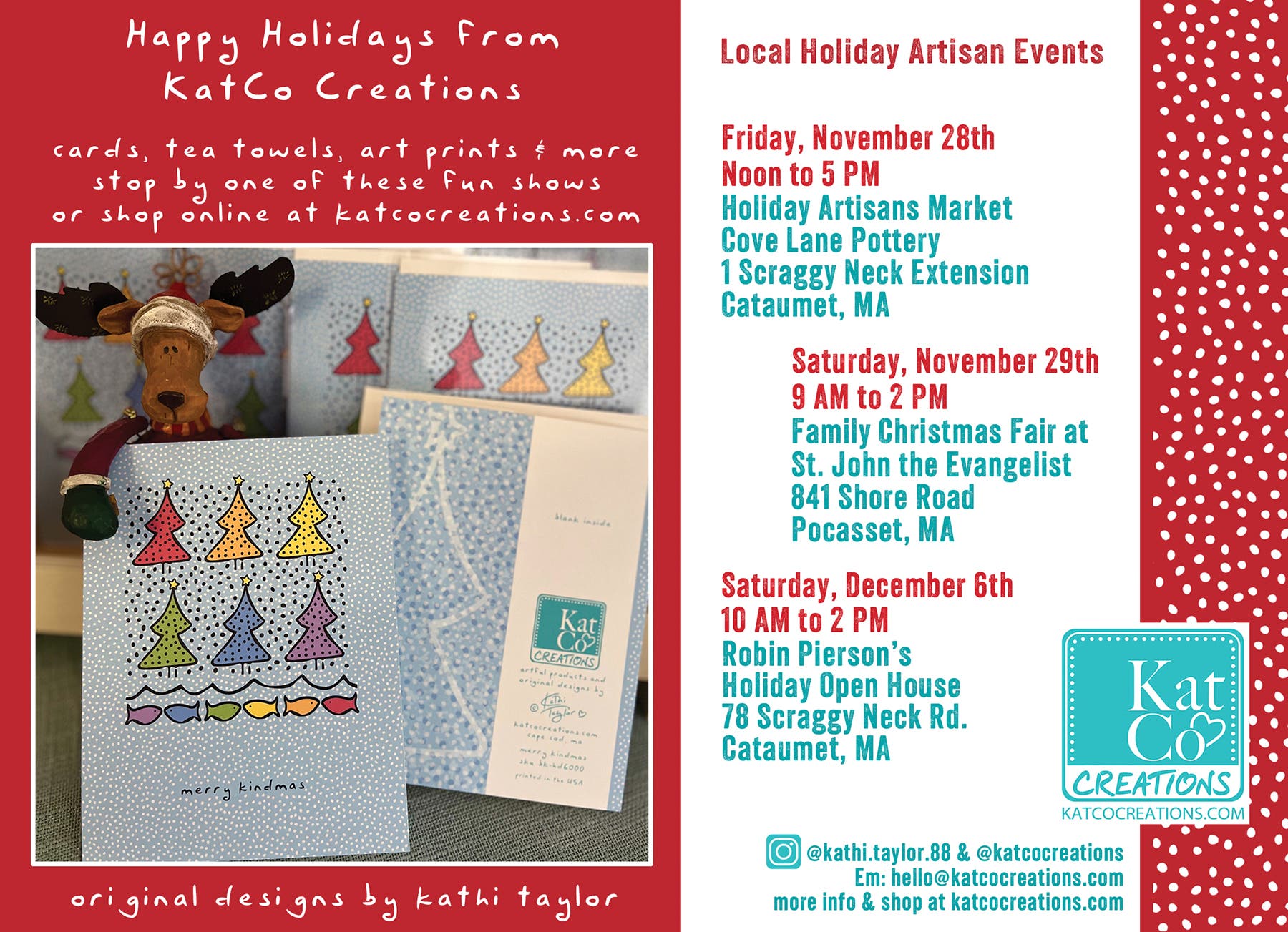 Dec 6 | KatCo Creations at Robin Pierson's Holiday Open House ...