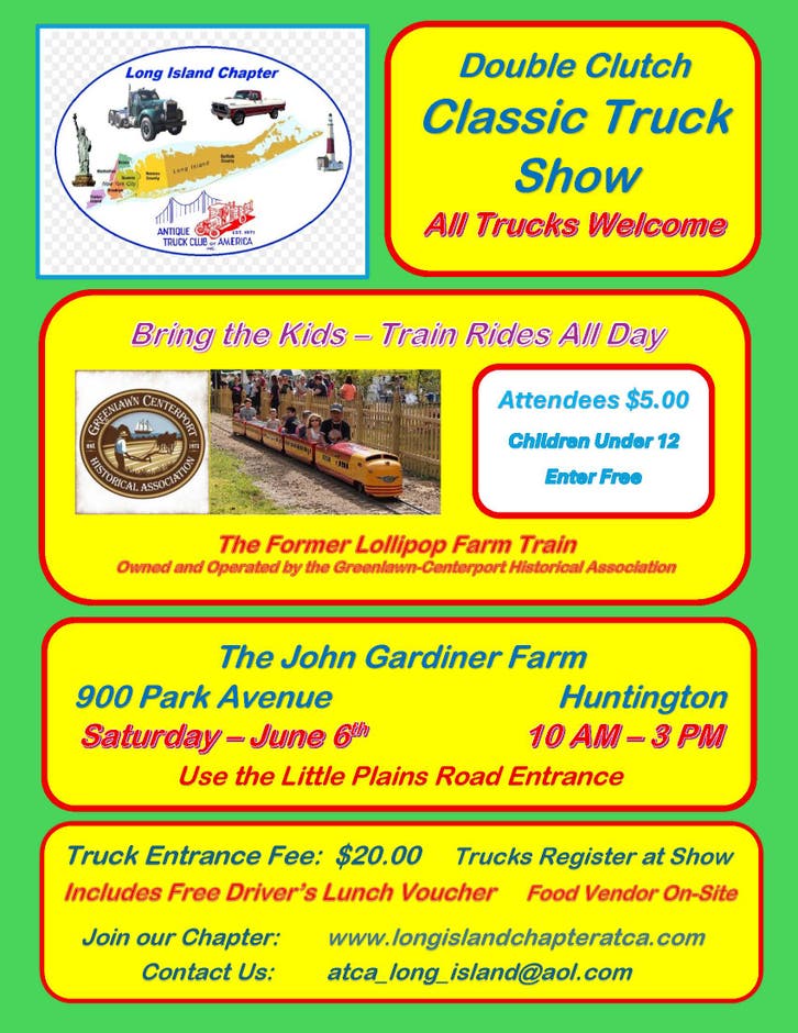 Jun 6 | Double Clutch Classic Truck Show | Kings Park, NY Patch