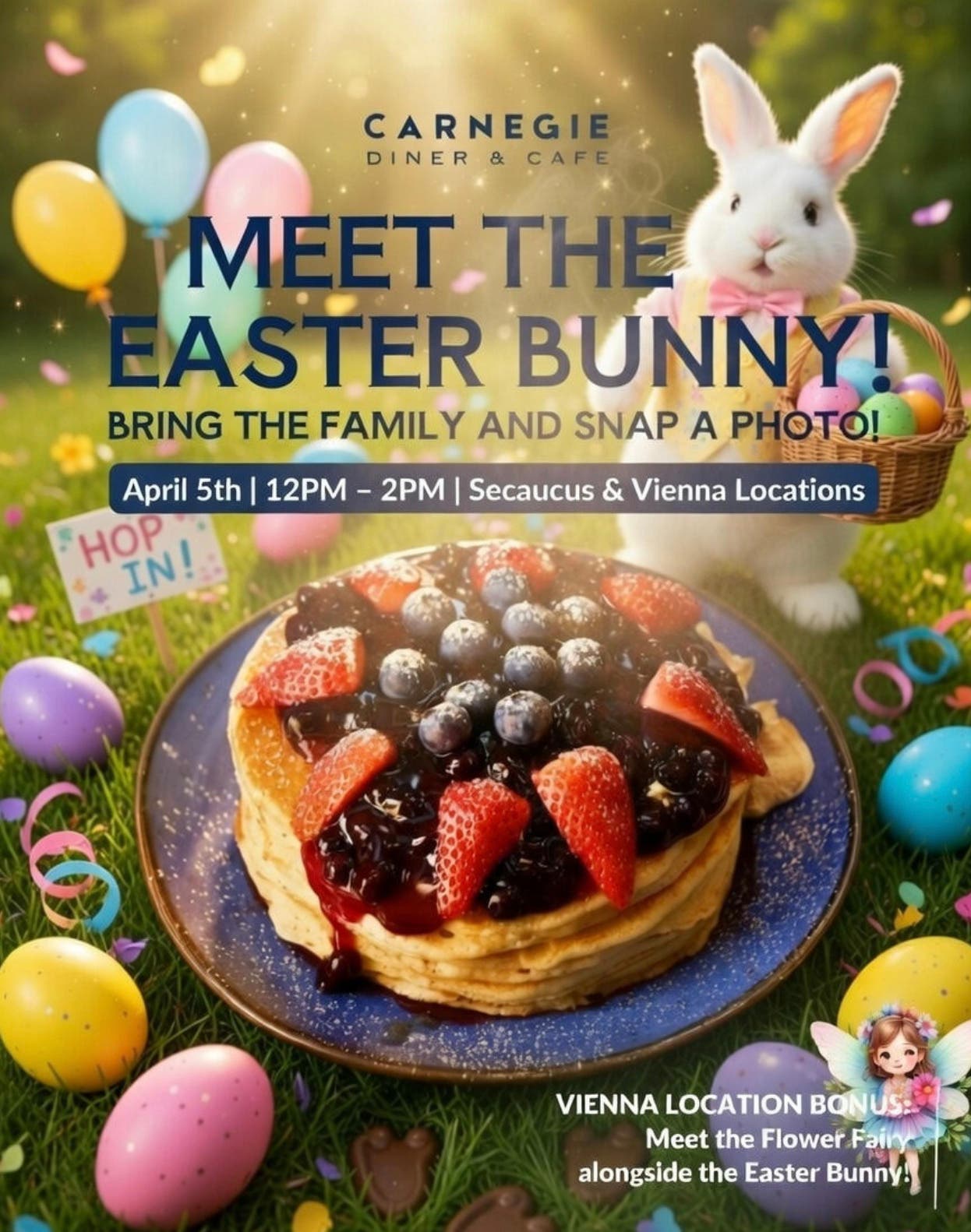 Apr 5 | Celebrate Easter at Carnegie Diner & Cafe in Secaucus on April ...