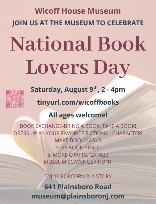 Aug 9 | National Book Lovers Day | Princeton, NJ Patch