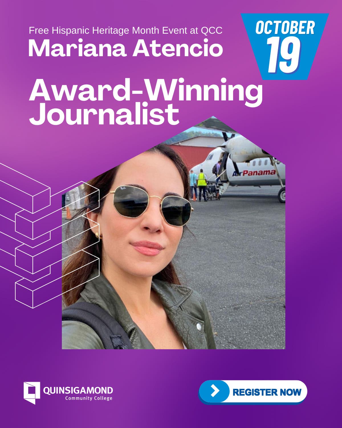 Oct 19 | Mariana Atencio Hispanic Heritage Month Event - FREE at QCC ...