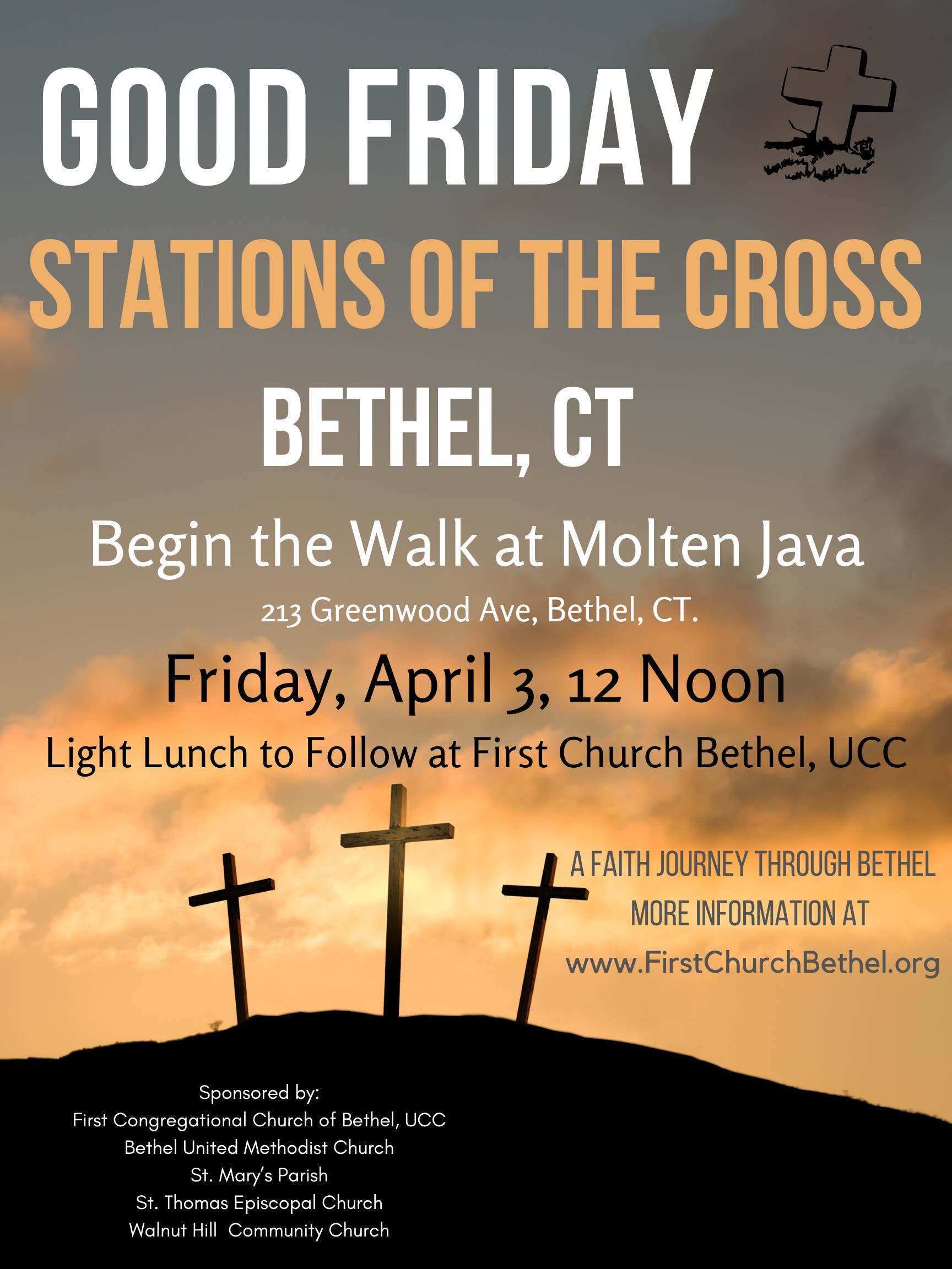 Apr 3 | Good Friday - Stations of the Cross April 3rd at Noon, Light ...
