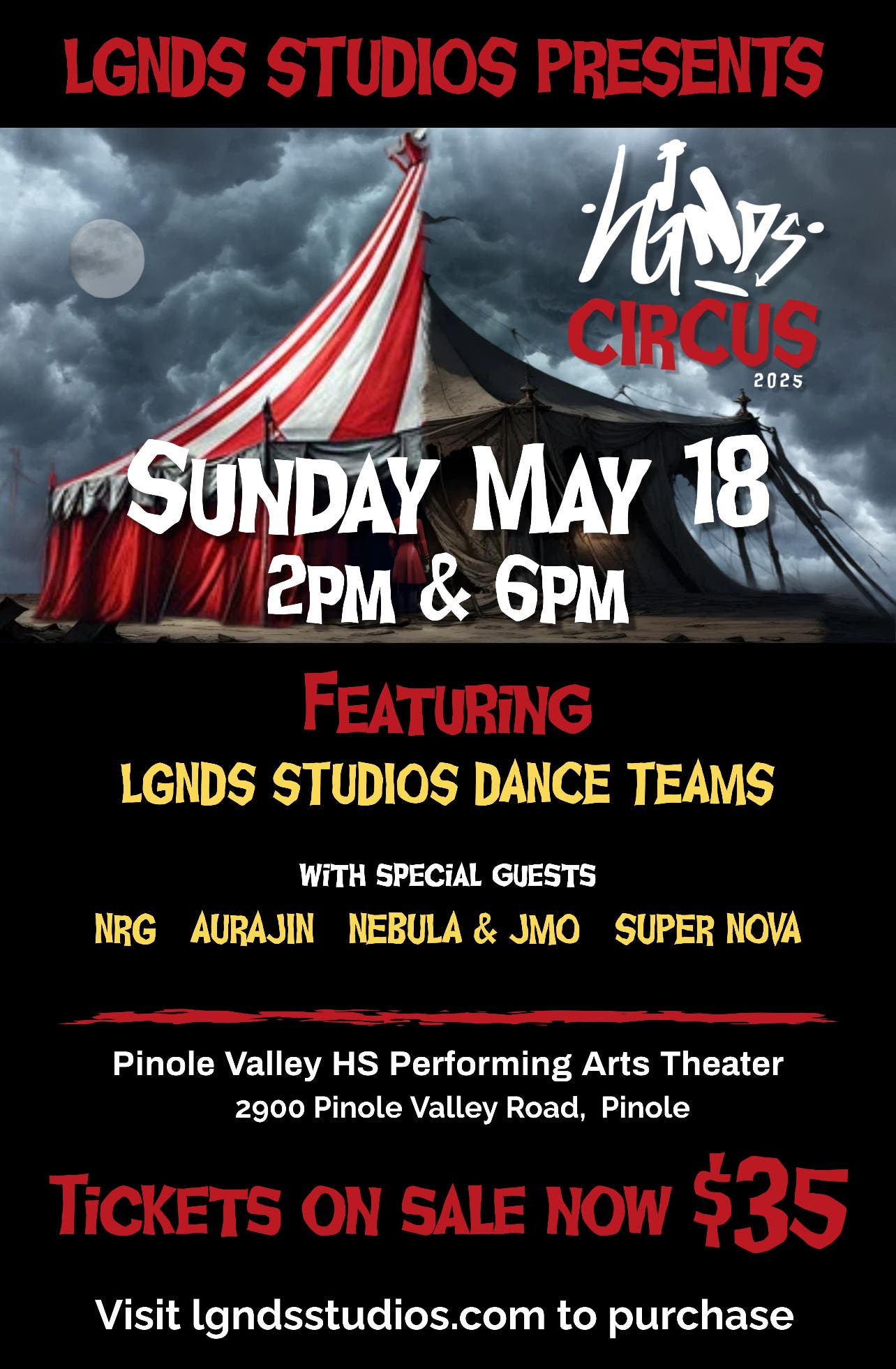 May 18 | LGNDS Hip Hop Circus | Pinole, CA Patch