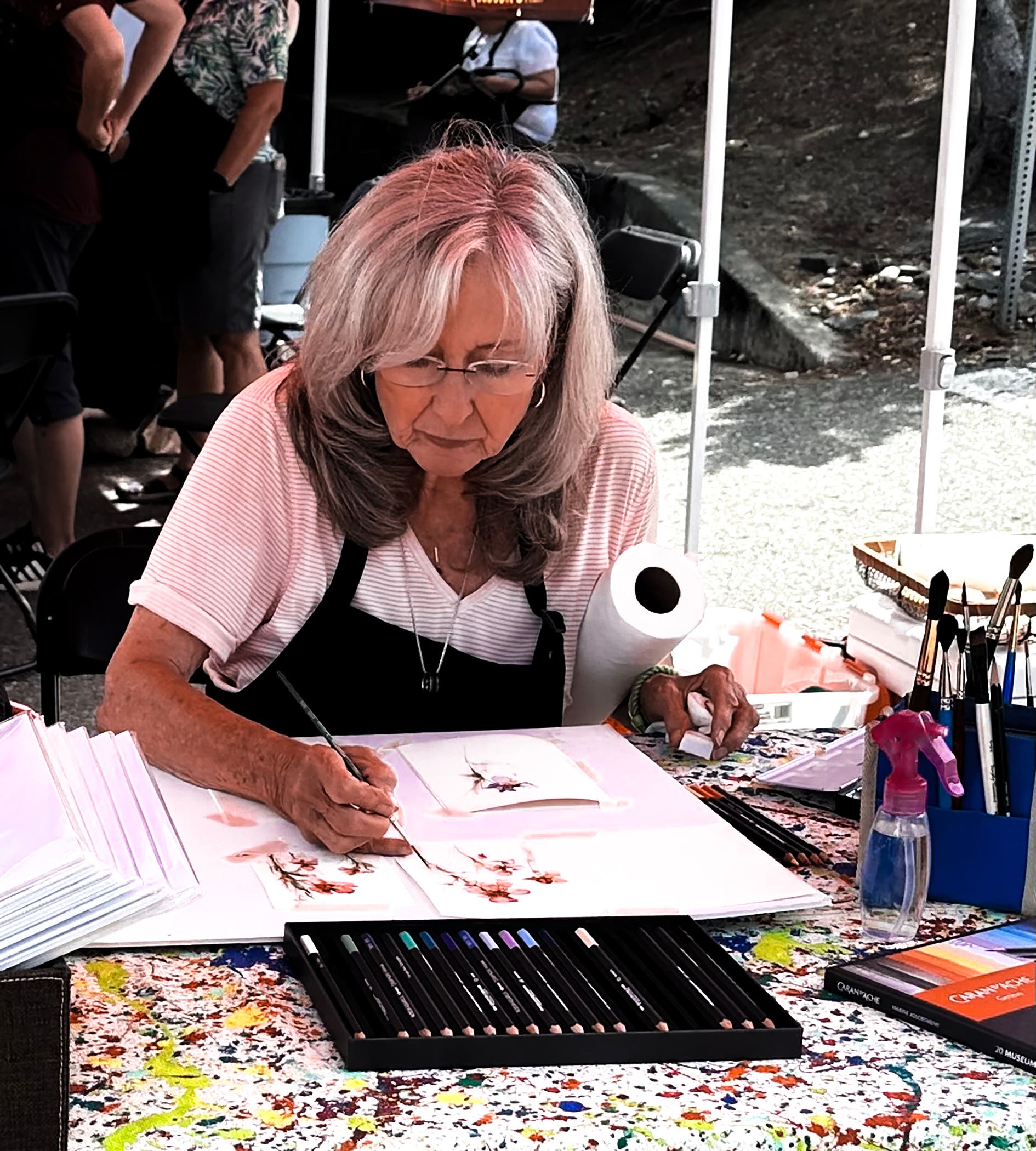 Jun 1 | Landscape and Floral painter Josi Callan demonstrates her magic ...