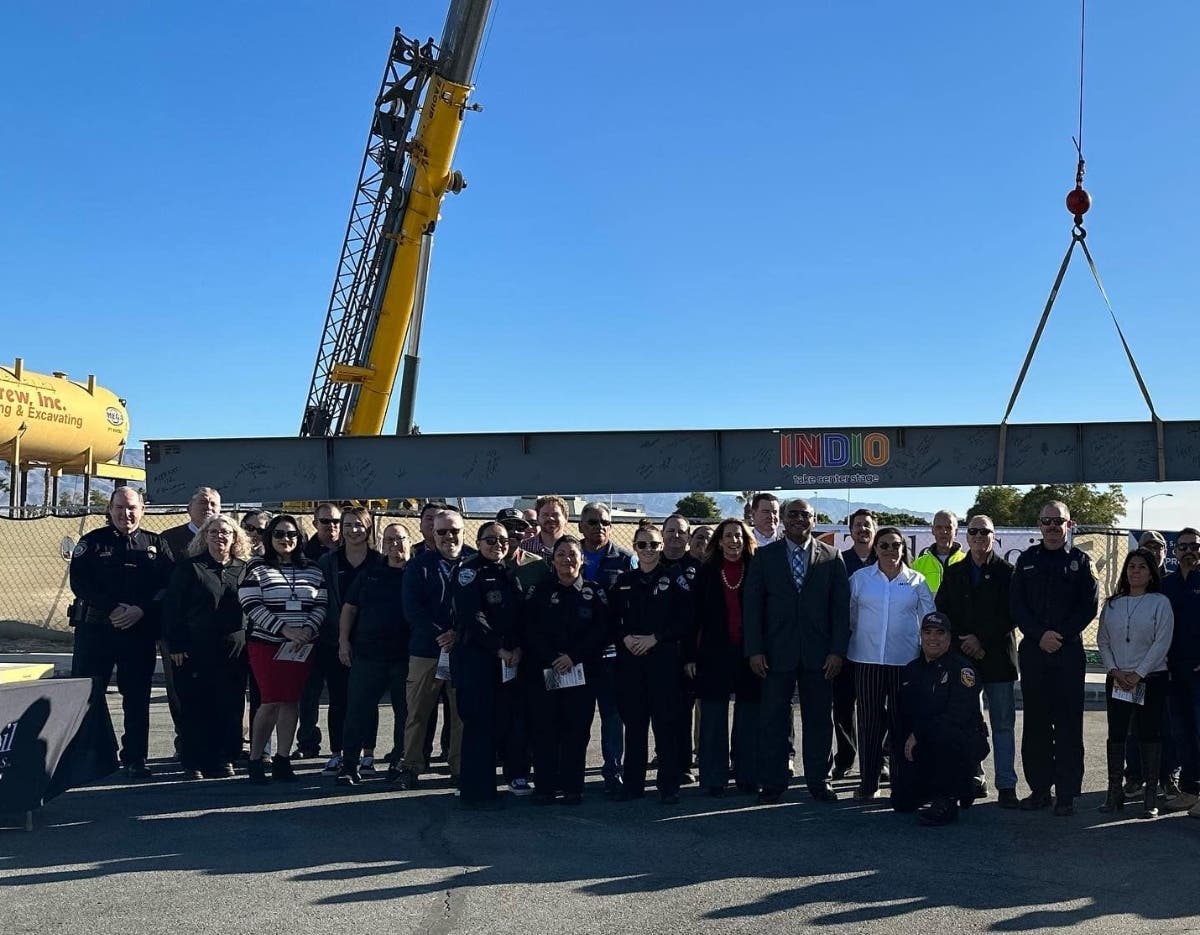 Beam Signing For Indio's $50 Million Public Safety Campus | Palm Desert ...