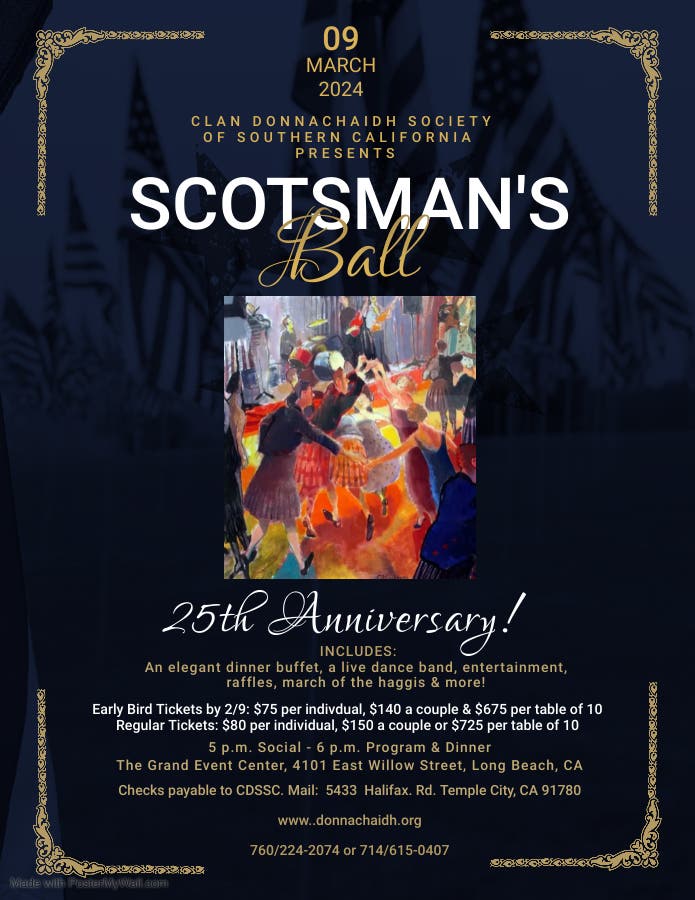 Mar 9 | The 15th Annual Scotsman's Ball | Long Beach, CA Patch